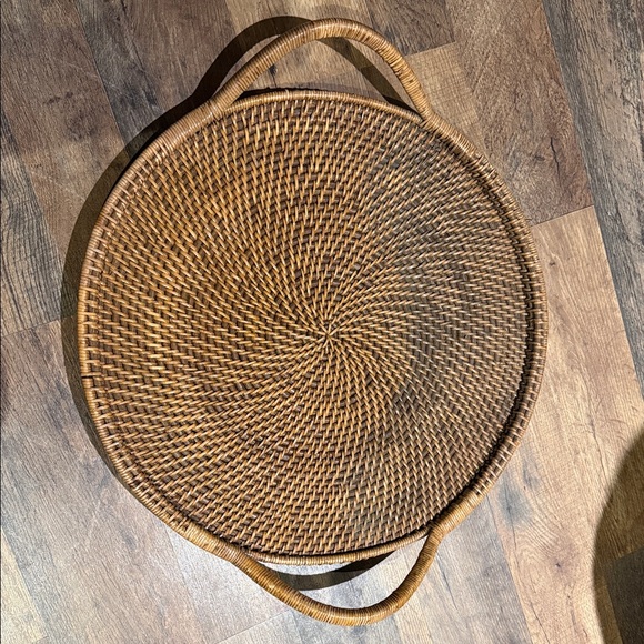 The Pampered Chef | Accents | Pampered Chef Woven Basket Tray | Poshmark
